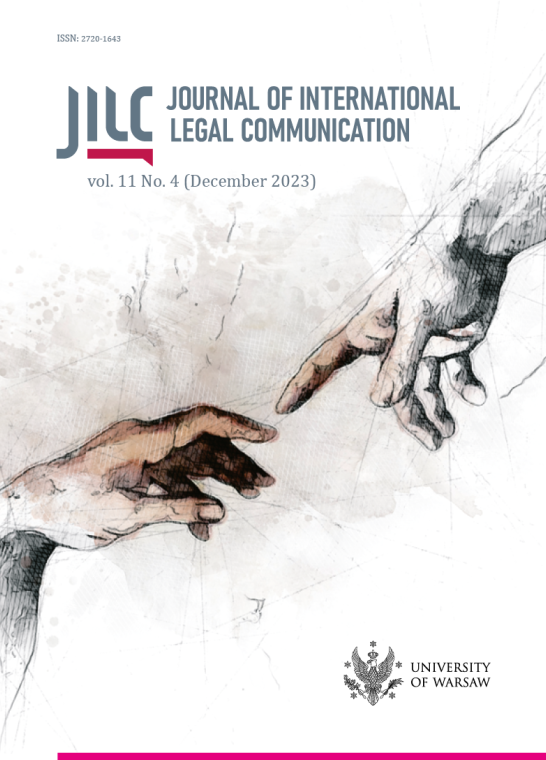 Current issue – Journal of International Legal Communication