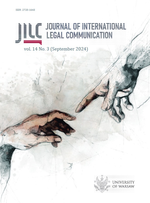 Current issue – Journal of International Legal Communication