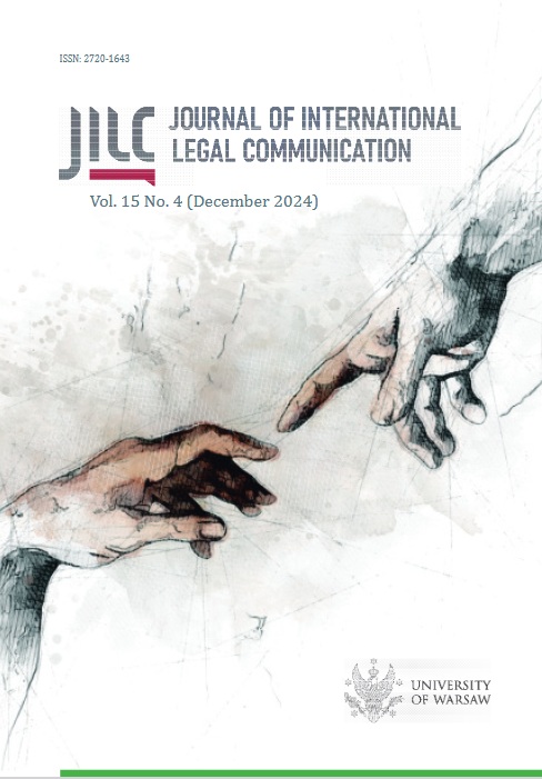 JILC vol. 15 No. 4 (December 2024) – Journal of International Legal ...